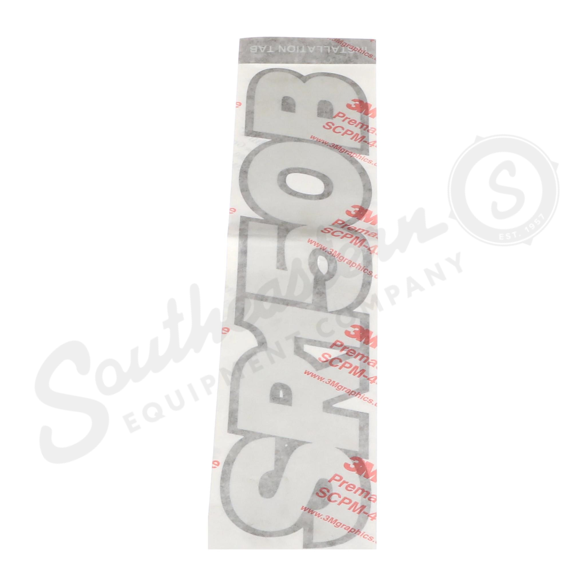 Case Construction Model Number Decal 48179781