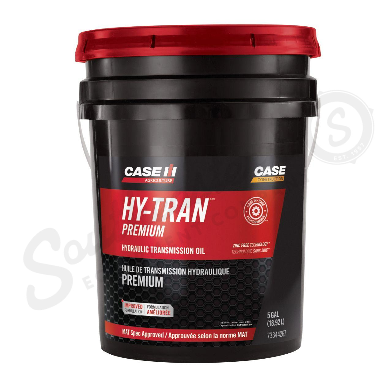 Case Construction Tran Premium Hydraulic Transmission Oil - 5 Gal./18 ...