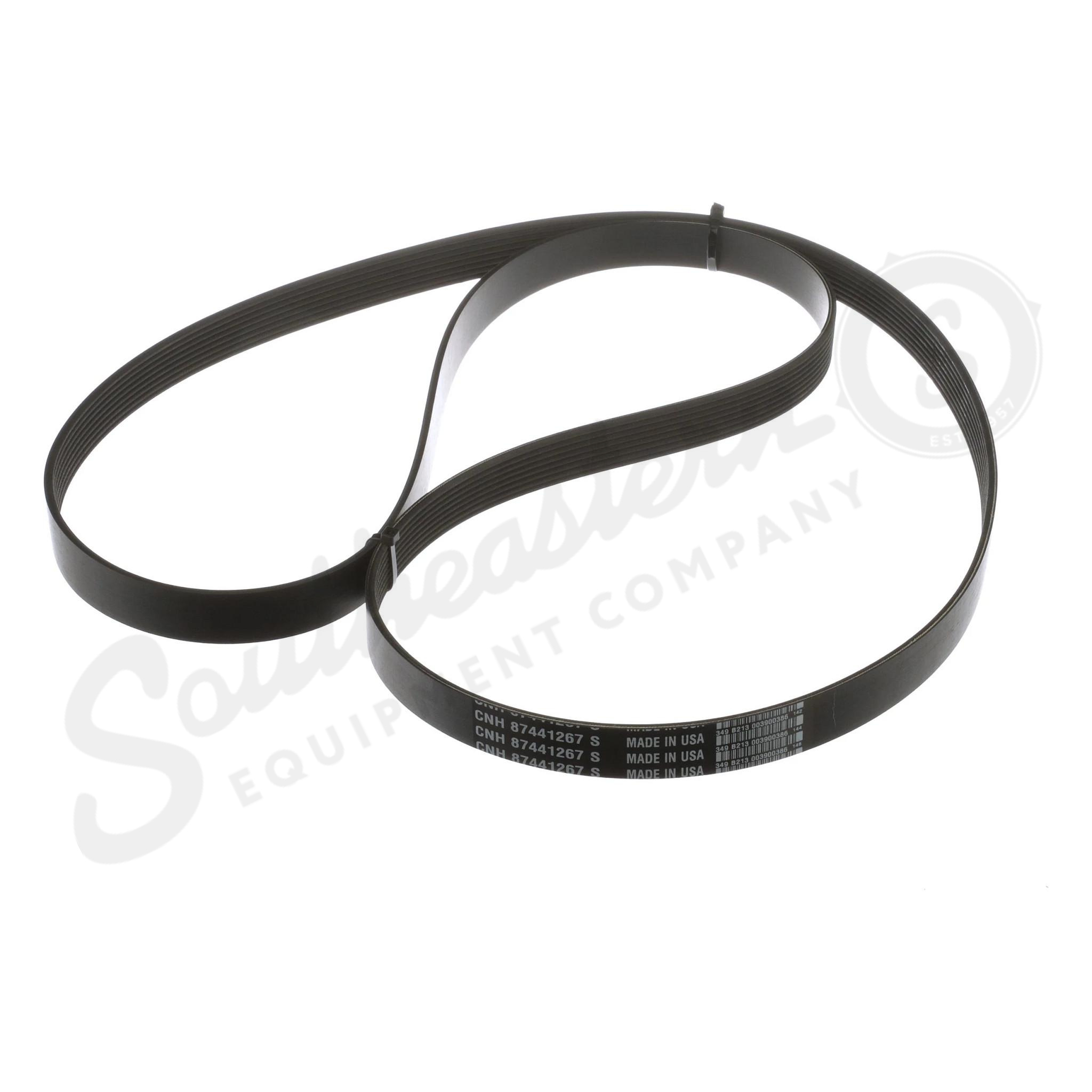 Case Construction Main Drive Belt - 27.92mm W x 2165mmL x 8 Ribs 87441267