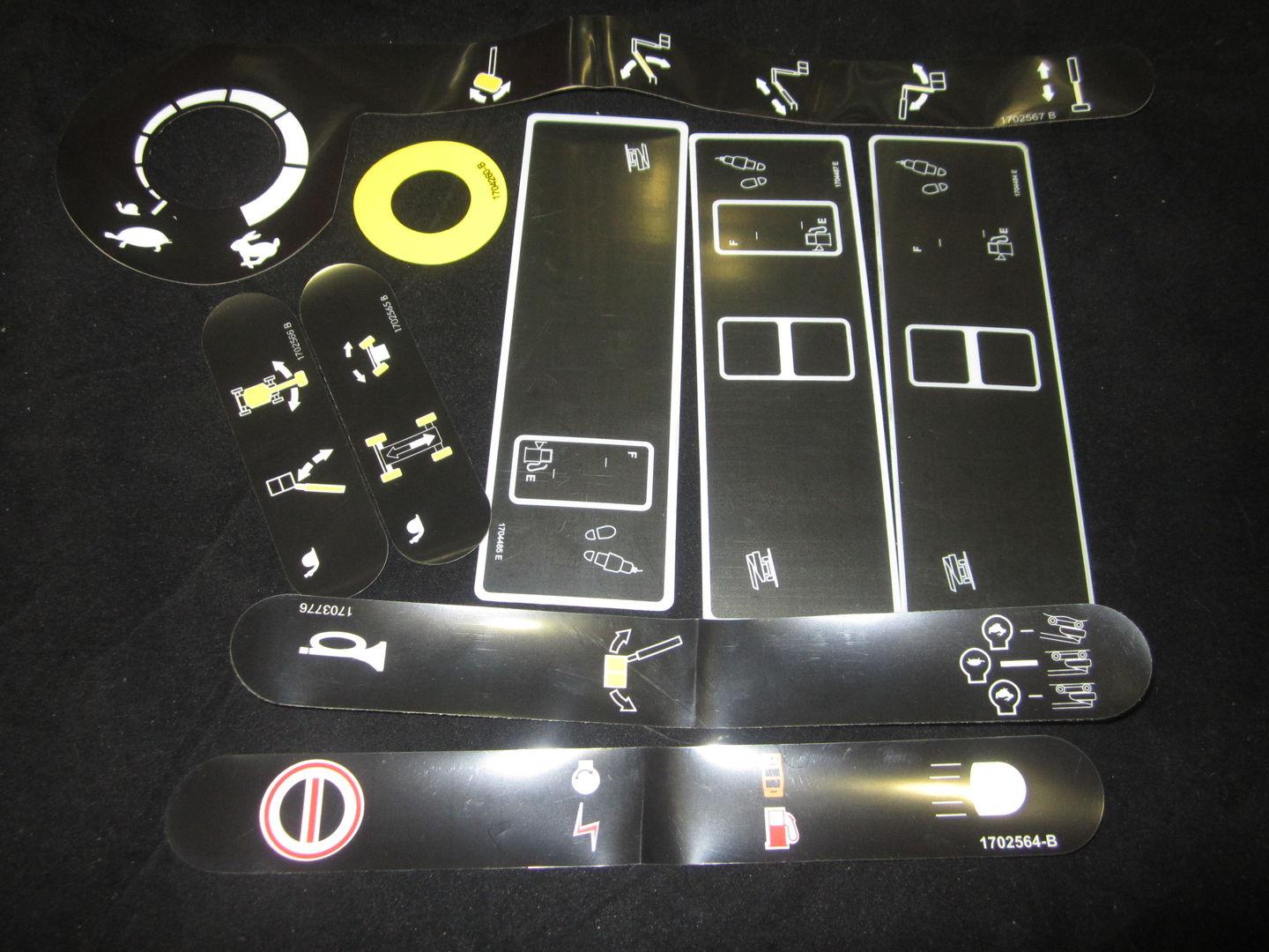 JLG Platform Console Decal Kit 1001109194